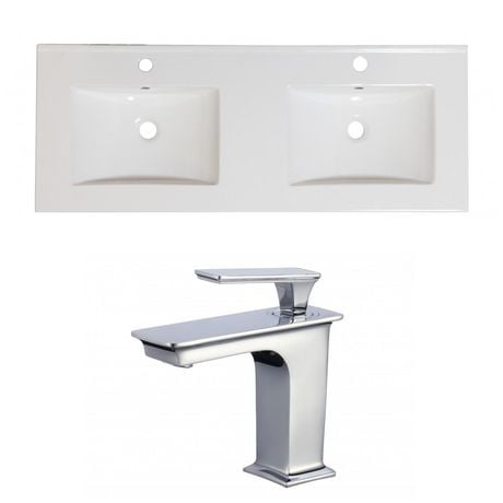 Click here for American Imaginations 48-In. W Ceramic Top Set Whi... prices