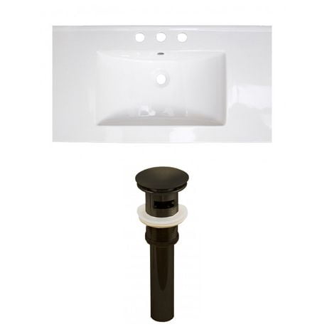 Click here for American Imaginations 32-In. W Ceramic Top Set Whi... prices