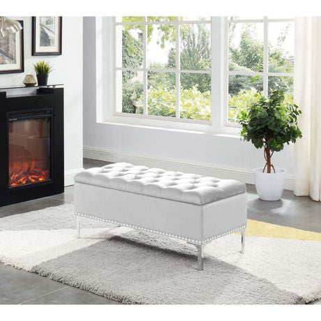 Click here for Ih Casa D Cor Imperial Tufted Bench With Storage (... prices