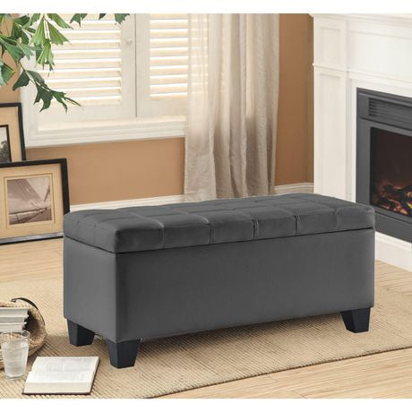 Click here for Ih Casa D Cor Pleather Impression Bench With Stora... prices