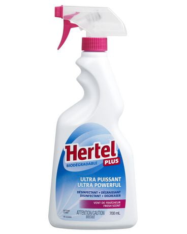 Hertel Plus Fresh Scent Ultra Powerful Disinfectant + Degreaser 700ml ...