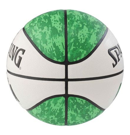 Spalding NBA Commander Basketball, Green/White, Size 7/29.5" | Walmart ...