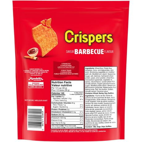 CRISPERS BBQ 145g | Walmart Canada