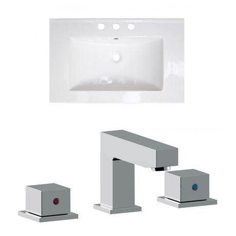 Click here for American Imaginations 25-In. W Ceramic Top Set Whi... prices