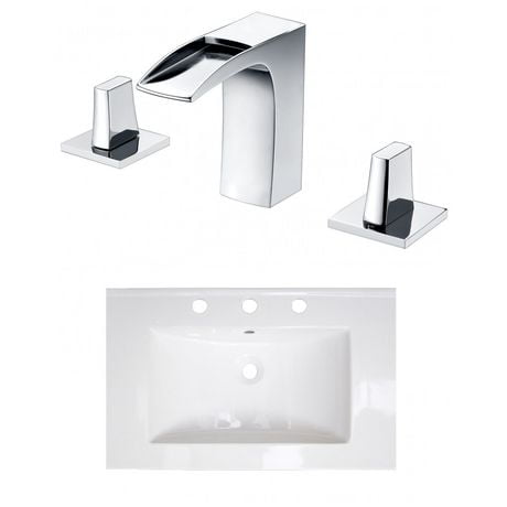Click here for American Imaginations 24-In. W Ceramic Top Set Whi... prices