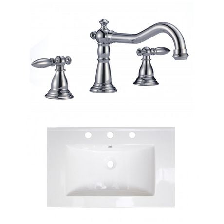 Click here for American Imaginations 24-In. W Ceramic Top Set Whi... prices