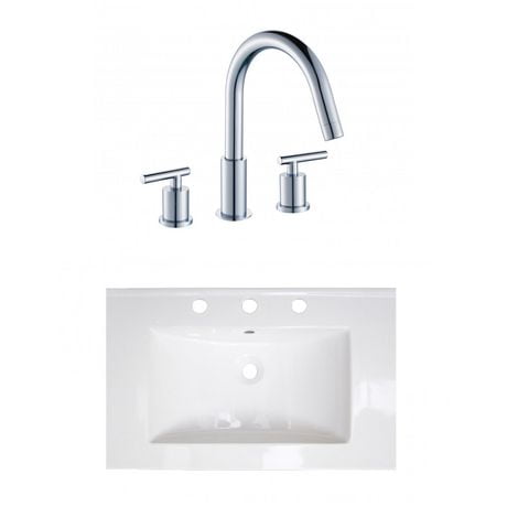 Click here for American Imaginations 24-In. W Ceramic Top Set Whi... prices