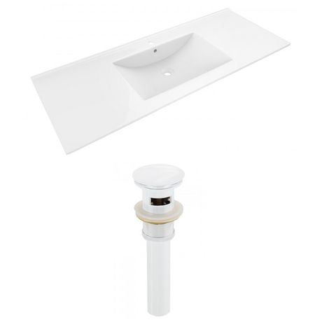 Click here for American Imaginations 48-In. W Ceramic Top Set Whi... prices