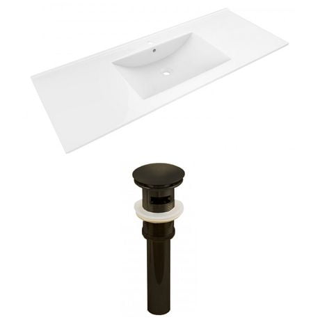 Click here for American Imaginations 48-In. W Ceramic Top Set Whi... prices