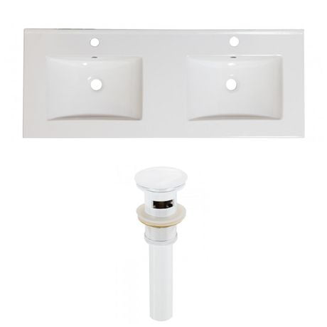 Click here for American Imaginations 48-In. W Ceramic Top Set Whi... prices