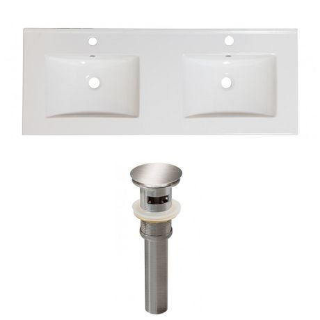 Click here for American Imaginations 48-In. W Ceramic Top Set Whi... prices