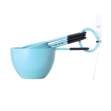 KitchenAid S/4 Measuring Cups Aqua Sky | Walmart Canada