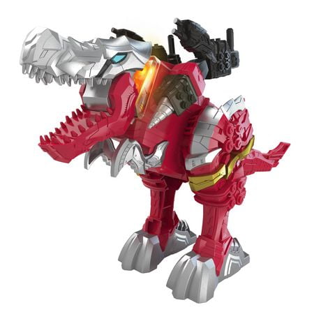 Power Rangers Battle Attackers Dino Fury T-Rex Champion Zord Electronic ...