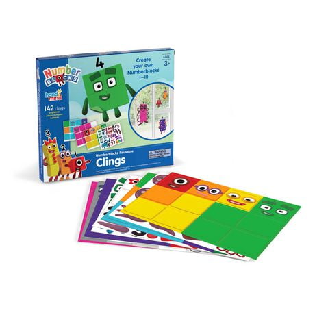 Numberblocks Reusable Clings | Walmart Canada