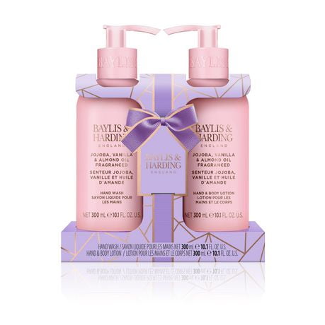Baylis & Harding Jojoba, Vanilla & Almond Oil 2 Bottle Set, Containing ...