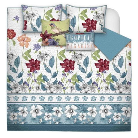 Click here for Safdie & Co. Quilt 5Pc Set K Paradise Multi King prices