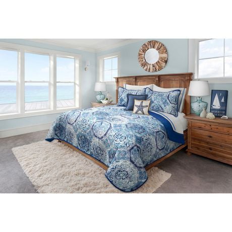 Click here for Safdie & Co. Quilt 3Pc Set K Adriatic Multi King prices