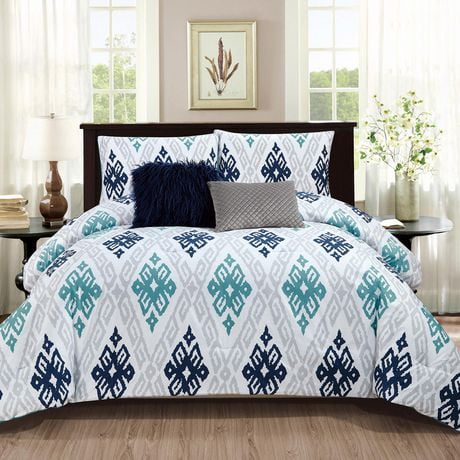 Click here for Safdie & Co. Comforter Set 5Pc Dq Arizona Multi Do... prices