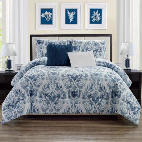 Click here for Safdie & Co. Comforter Set 5Pc Dq Como Multi Doubl... prices