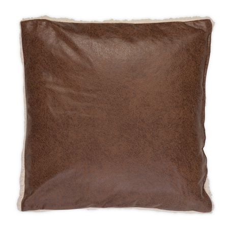 Click here for Hometrends Dude Sherpa Decorative Pillow Brown 18... prices