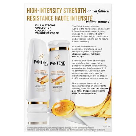 Pantene Pro-V Full & Strong Shampoo and Conditioner Dual Value Pack ...