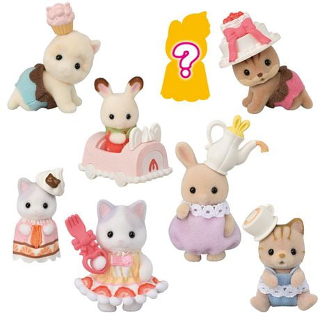 Calico Critters Baby Cake Party Series Blind Bags, Surprise Set ...