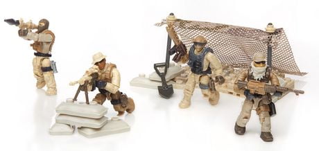 MEGA BLOKS Call of Duty Desert Squad Collector Construction Set ...