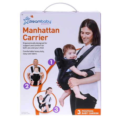 Click here for Dreambaby Manhattan 3-Position Baby Carrier Black prices