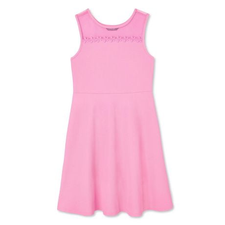 Click here for George Girls Floral Yoke Dress Pink S prices