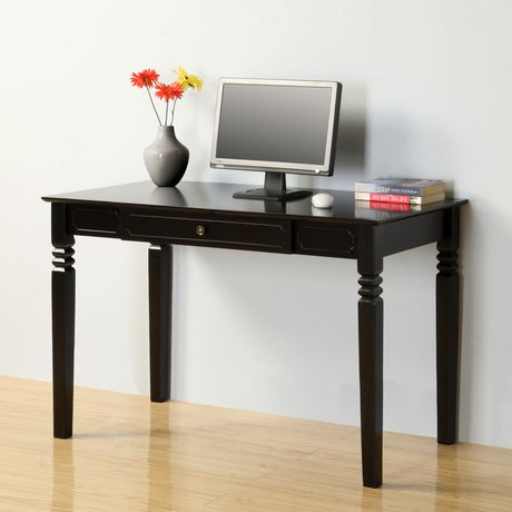 Simple Black Wood Writing Desk | Walmart Canada