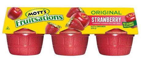Mott's Fruitsations Mott’s Fruitsations Original Strawberry Apple Sauce ...