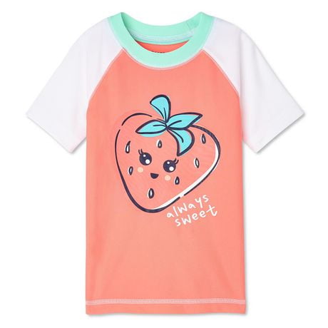 Click here for George Toddler Girls Raglan Rash Guard Top Pink 2T prices