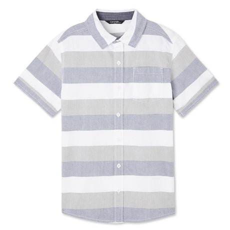 Click here for George Boys Printed Woven Shirt White M prices