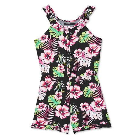 Click here for George Girls Button-Front Romper Black 16 prices