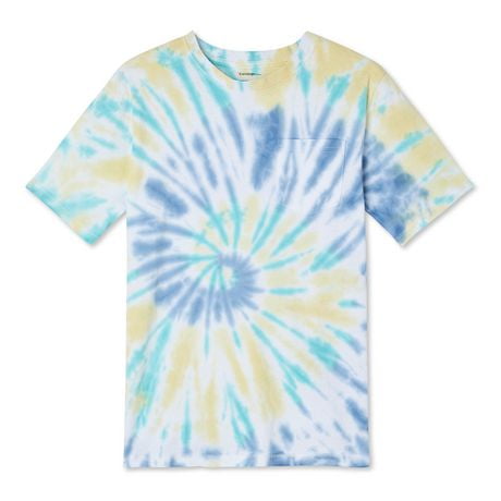 Click here for George Boys Short Sleeve Tie Dye Pocket Tee Blue S prices