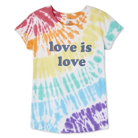 Click here for George Girls Pride Tie Dye Tee White Xs prices