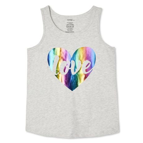 Click here for George Girls Pride Graphic Tank Grey Xl prices
