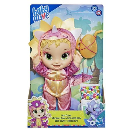 Click here for Hasbro Baby Alive Dino Cuties Doll  Triceratops  D... prices