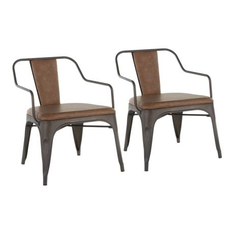 Click here for Oregon Accent Chair From Lumisource  Set Of 2 Brow... prices