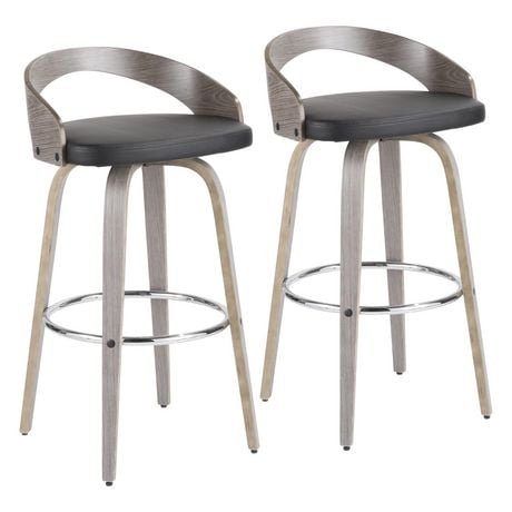 Click here for Grotto Bar Height Stool From Lumisource  Set Of 2... prices