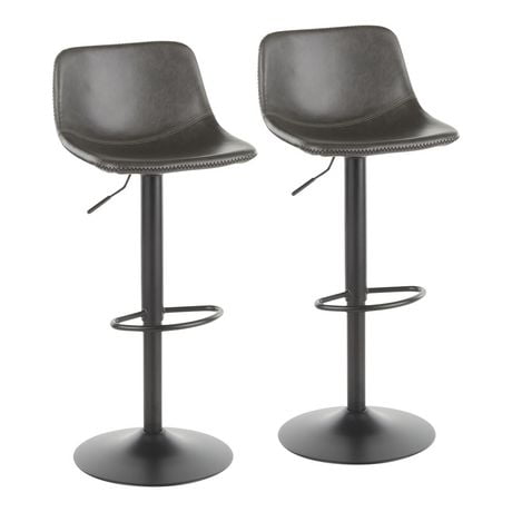 Click here for Duke Bar Height Stool From Lumisource  Set Of 2 Gr... prices