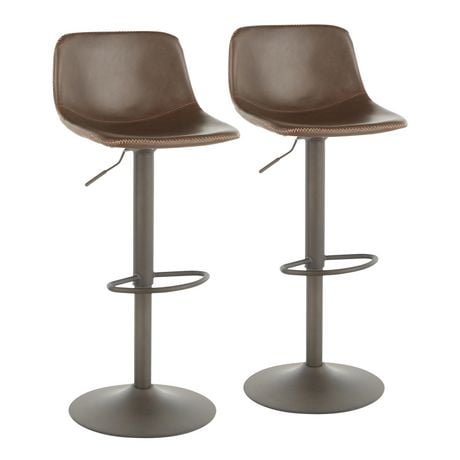 Click here for Duke Bar Height Stool From Lumisource  Set Of 2 Br... prices