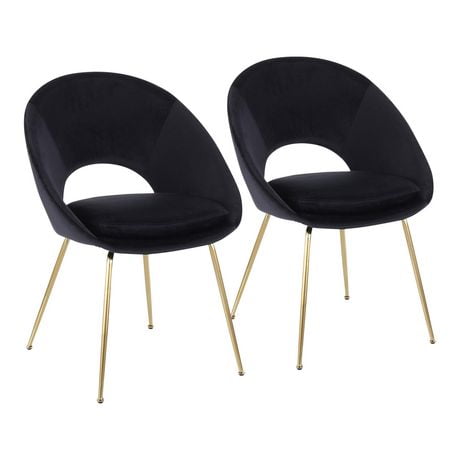 Click here for Metro Dining Chair From Lumisource  Set Of 2 Black prices