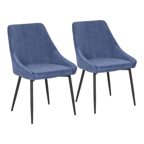 Click here for Diana Dining Chair From Lumisource  Set Of 2 Blue prices