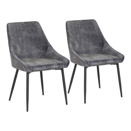 Click here for Diana Dining Chair From Lumisource  Set Of 2 Grey prices