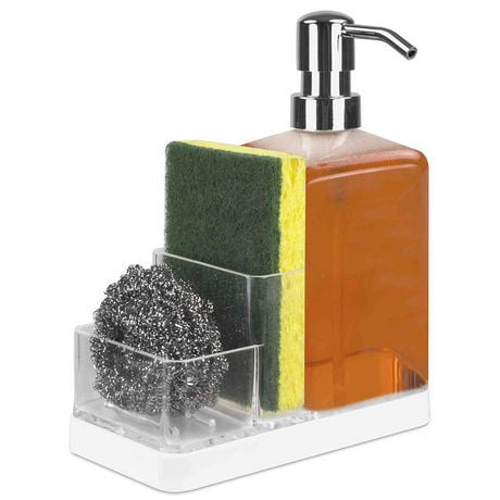 Click here for Home Basics Soap Dispenser Organizer White Medium prices