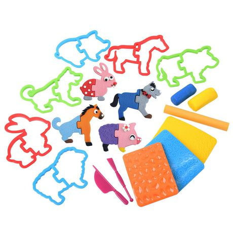 Fun Animal Dough Set 14 Pieces | Walmart Canada