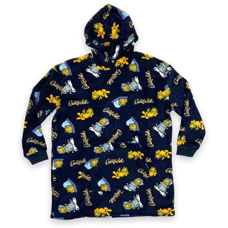 Garfield Ladies short plush nightgown with hood | Walmart Canada