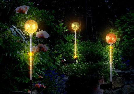 hometrends Flickering Solar Light Ground Stake | Walmart Canada
