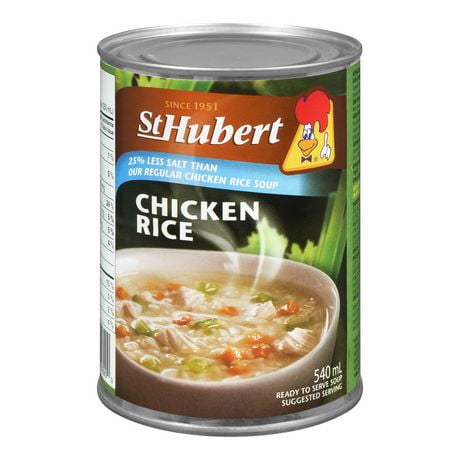 St-Hubert Less salt Chicken and Rice Soup | Walmart Canada